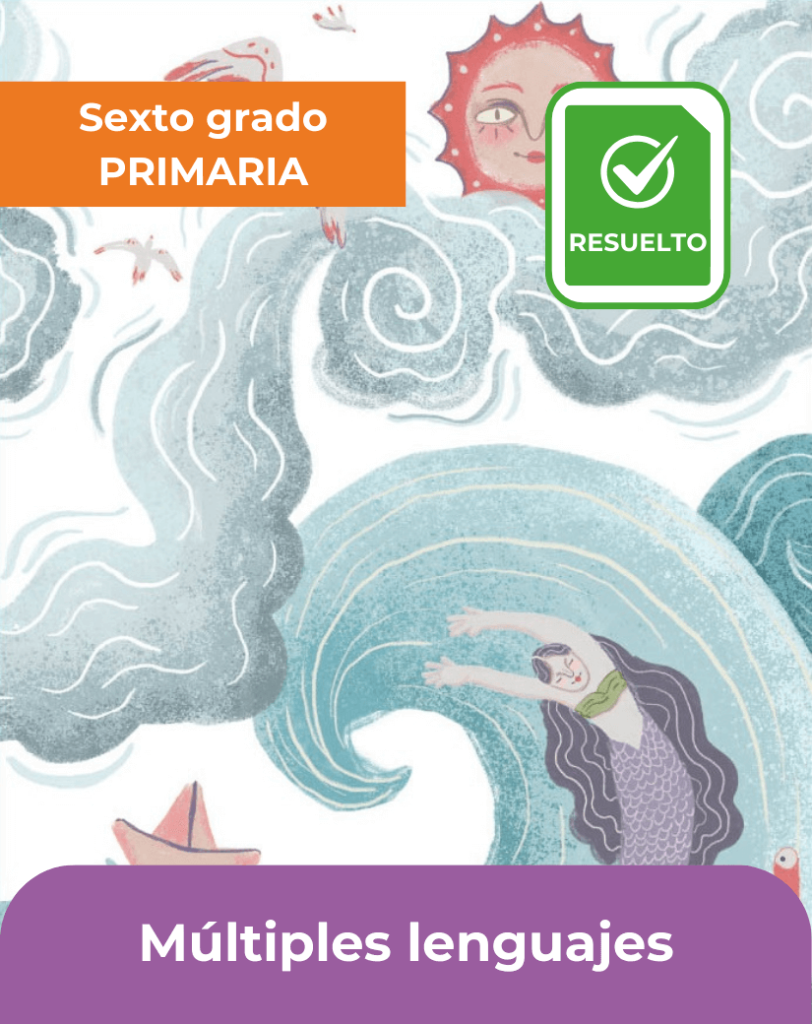 Libro Múltiples lenguajes sexto grado de primaria